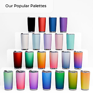 Custom Stainless Steel Tumbler - Personalized 20oz Insulated Drinkware (No Handle) - Travel Mug with Lid and Straw - Upload Your Design, Photo, or Logo - Perfect for Anniversary or Birthday Gifts