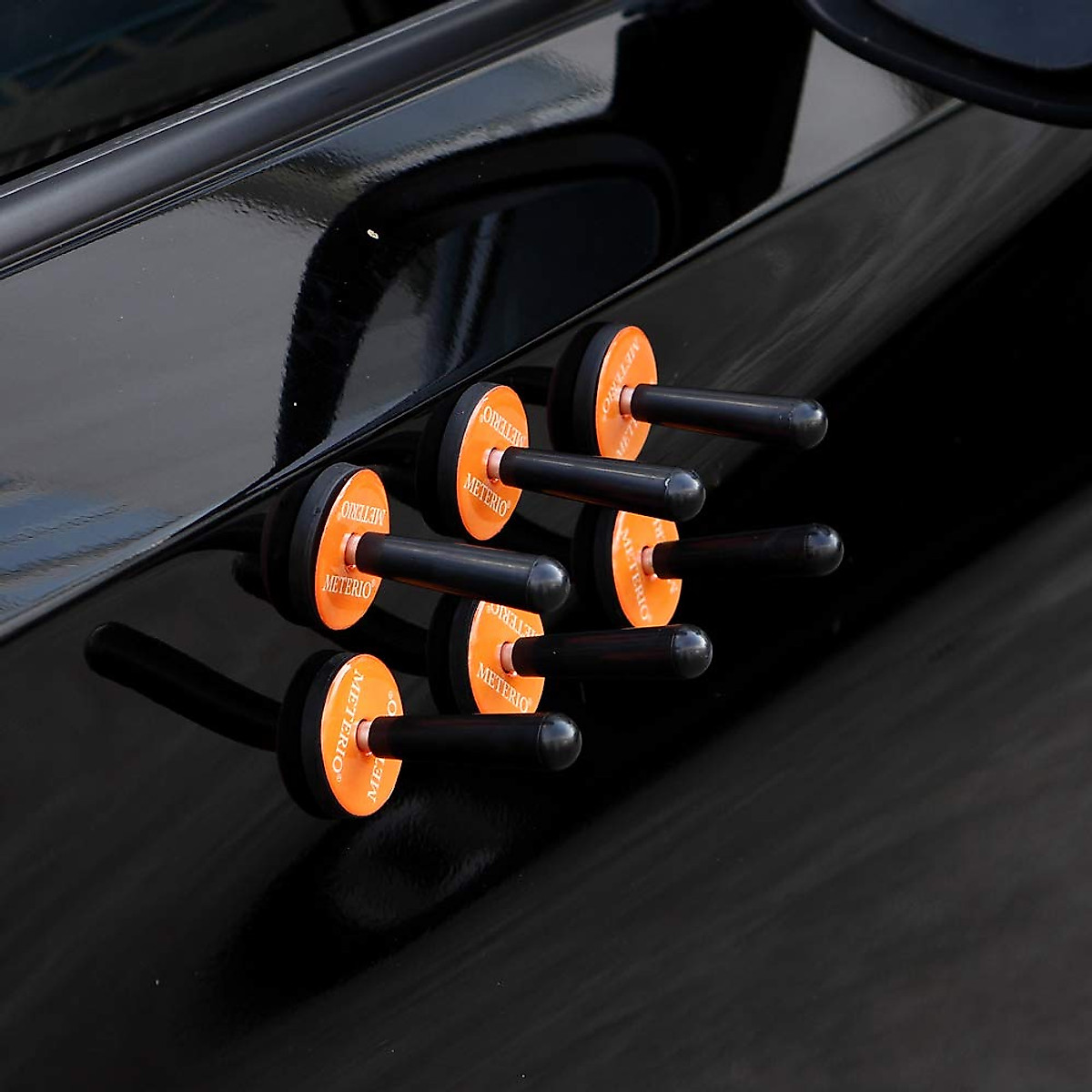 METERIO Car Vinyl Wrap Gripper Magnet Holder 6 Pack, Super Strong Wrap Magnets Holder Tints Tool for Sign Car Vinyl Wrap Tool Kit