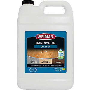 Weiman Hardwood Floor Cleaner - 128 Ounce Refill - Finished Engineered Hardwood Floors