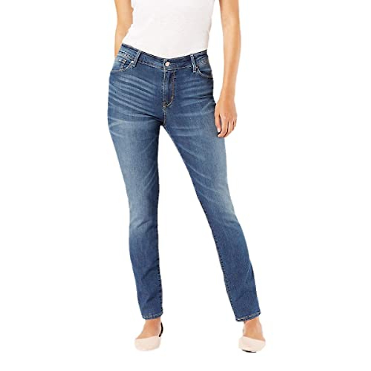 Levi Strauss Signature Gold Women's Modern Straight Jeans (Available in Plus Size), Cape Town, 4 Regular