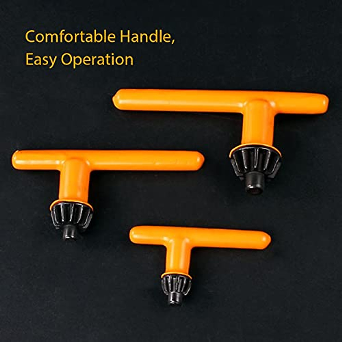 Famgee Replacement Drill Chuck Key Wrench Electric Drill Clamping Tool (Chuck Diameter: 3/4" / 5/8" / 1/2" / 3/8" / 1/4") - 5 Sizes