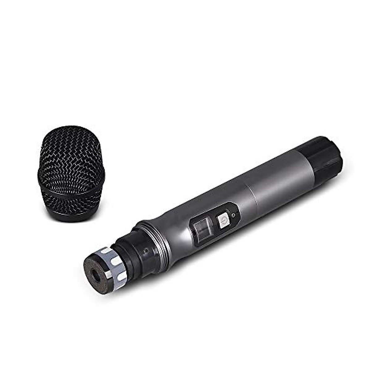 WENWEN Wireless Microphone System UHF 4 Channel 2 Handheld Mic 2 Headset 2 Lavalier Bodypack 2 Lapel Mic Pro Karaoke System Speaking Conference Wedding Party