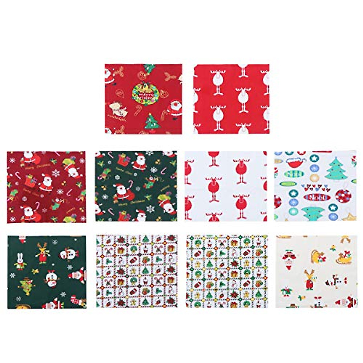 10pcs Cotton, Printed Pattern Projects X Quilting Bedding Cotton Xcm Theme cm Scrapbooking Cloth Cartoon Fabric Scraps Precut Dress Quarters Decorations Patchwork, Floral for
