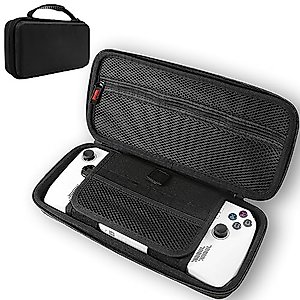 Jusy Carry Case Compatible with ASUS ROG Ally Handheld 7 inch 2023, Thickened Anti-Scratch Portable Shockproof Protective Storage Bag, Fit for Travel and Home Storage (Black)