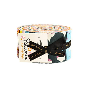Petunia Jelly Roll (40 Pieces) by Kimberly Kight for Ruby Star Society + Moda 2.5 x 44 inches (6.35 cm x 111.76 cm) Fabric Strips