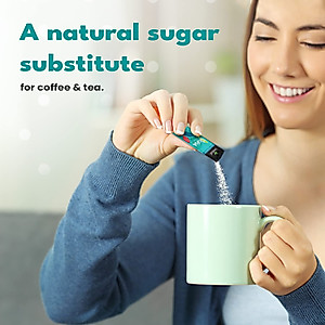 SweetLeaf Stevia Packets - Zero Calorie Stevia Powder, No Bitter Aftertaste, Sugar Substitute for Keto Coffee, Nothing Artificial, Non-GMO Stevia Sweetener Packets, 70 Count