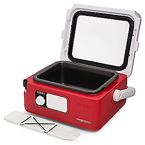 Presto 6011 Slow Cooker, 7.4" x 12.5" x 15.9", Red