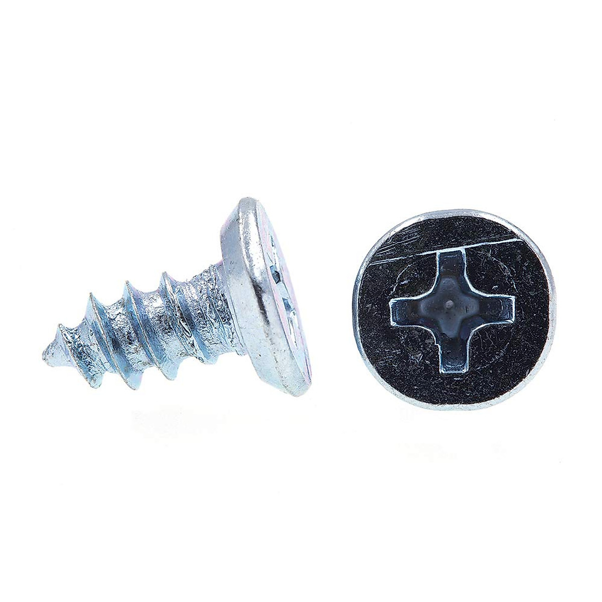 Prime-Line 9016451 Sheet Metal Screws, Self-Tapping, Flat Head, Phillips Drive, #8 X 3/8 in, Zinc Plated Steel (50 Pack)