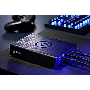 Elgato 4K60 S+, External Capture Card, Record in 4K60 HDR10 with ultra-low latency to PC or SD Card on PS5/PS4, Xbox Series X/S, Xbox One X/S, in OBS and other broadcasting software, for Windows