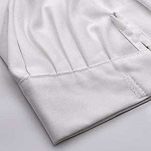 AGMDESIGN Funny Chef Hat, Dude with The Food, Funny BBQ Chef Wear, Adjustable Kitchen Cooking Hat for Men & Women White