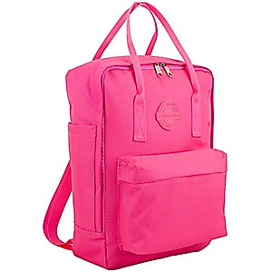 Eastsport Double Handle Convertible Mid Size Backpack/Tote - Sunset Pink