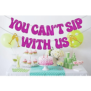 You Can't Sip With Us Banner, Mean Girl Party Decorations, Girls Night Decorations, Mean Girl Birthday Bachelorette Wedding Bridal Shower Party Decor Supplies Rose Red
