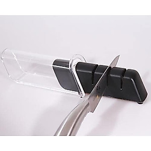 kai Seki Magoroku Diamond and Ceramic Sharpener (AP-0308), Black/White, 141 * 51 * 55 mm (Length X WidthX Height)