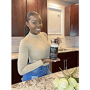 tgin Quench 3-in-1 Co-Wash Conditioner and Detangler for Curly, Coily and Wavy Hair, Rich Moisture for Dry Hair, 13 oz