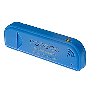 Nooelec NESDR Mini 2+ 0.5PPM TCXO RTL-SDR & ADS-B USB Receiver Set w/Antenna, Mount & Female SMA Adapter. RTL2832U & R820T2 Tuner. Low-Cost Software Defined Radio for Windows, Mac OS & Linux