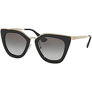 Prada Women's 0PR 53SS Black/Grey Gradient