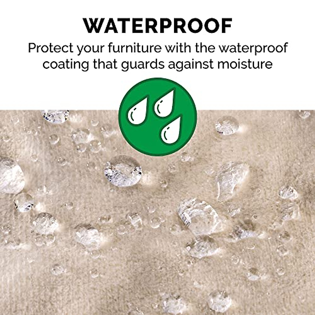 Furhaven Waterproof Throw Blanket for Dogs & Indoor Cats, Washable - Shaggy Plush Calming Long Faux Fur & Velvet Dog Blanket - Taupe, Medium