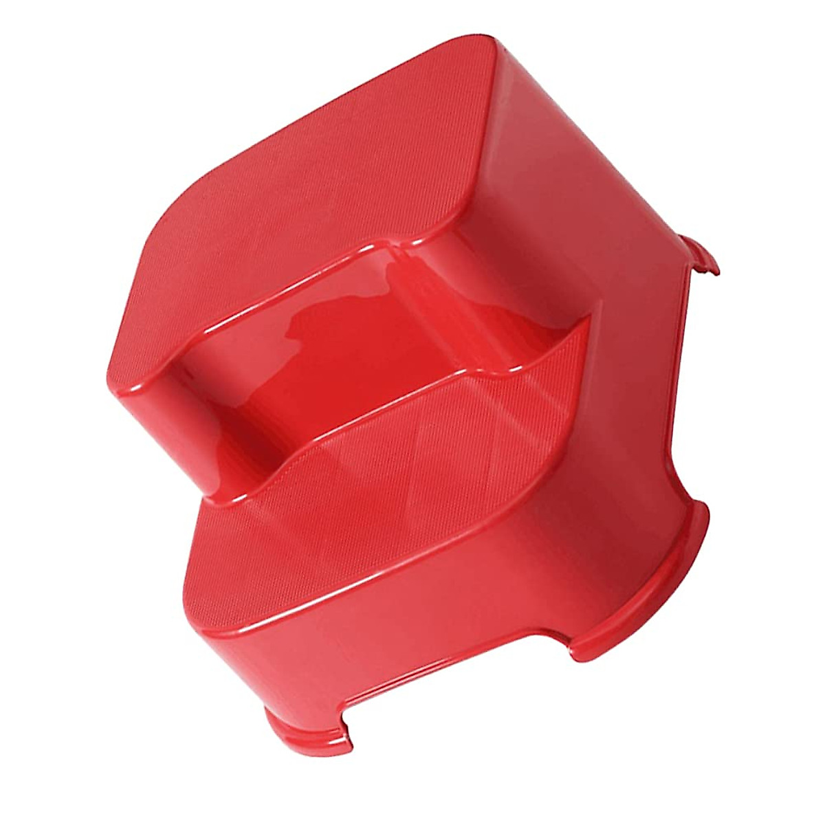 Toyvian Two Step Step Stools Toilet Potty Training Stool Non- Slip Foot Stool Bedside Step Stool for Kitchen Bathroom Bedroom Red