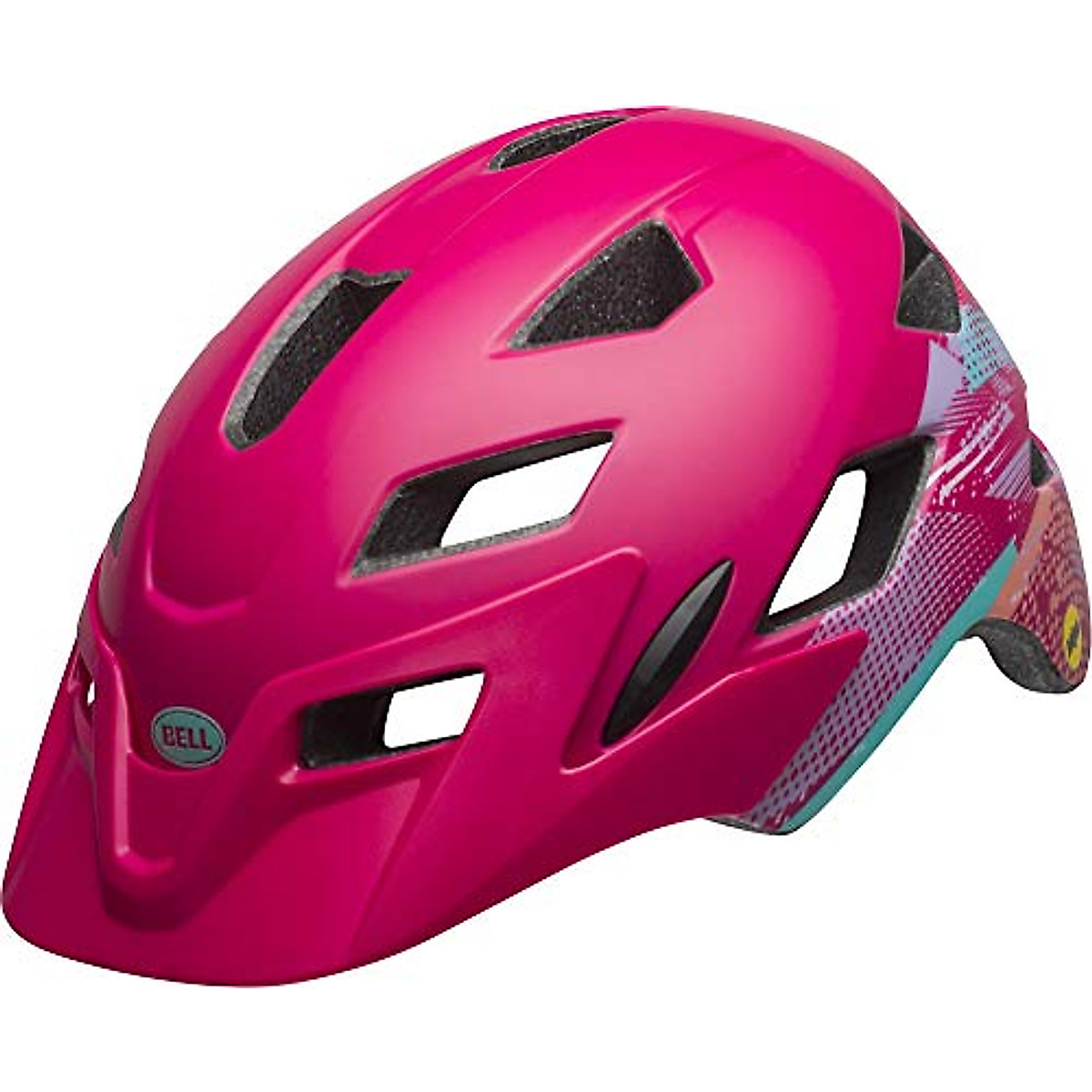 Bell Sidetrack Youth Bike Helmet - Gnarly Matte Berry - UY (50–57 cm)