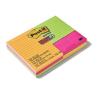 Post-it Super Sticky Notes Combo Pack Assorted Sizes Rio Collection
