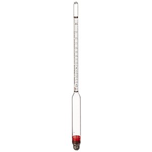 Glass Alcoholmeter/Hydrometer, Proof and Tralles