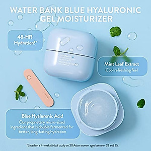LANEIGE Water Bank Blue Hyaluronic Gel Moisturizer: Hydrate and Visibly Soothe, 1.6 fl. oz.