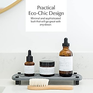 Dorai Home Sink Caddy – Dries Instantly and Prevents Moisture Buildup – Stainless Steel Feet with Rubber Bottom – Functional Design Created for The Modern Home – Sandstone