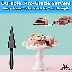 Heavy Duty, Recyclable 10" Dessert Servers 12 Pack. Perfect for Serving Pie, Cake and Pizza. Best Disposable Plastic Cutters for a Wedding or Birthday Party. Great Shovel Slicers for Catering Events