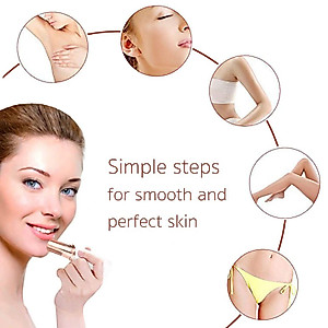 Facial Hair Remover Replacement Heads Gen 1 Single Halo Compatible with Flawless Facial Hair Removal Tool Good Blade Heads (JUST FIT with GEN 1 HAIR REMOVER DEVICE ONLY)