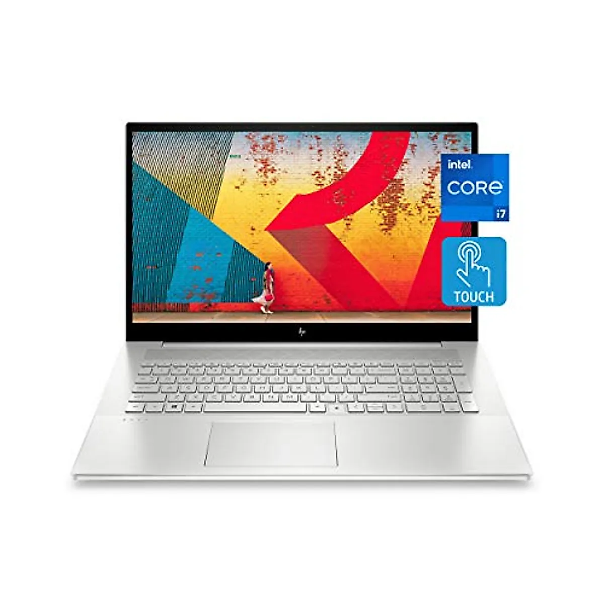 HP Envy 17 Laptop, 11th Gen Intel Core i7-1165G7, 12 GB RAM, 1 TB HDD & 256 GB SSD, 17.3-inch FHD IPS Touchscreen, Wins10 Home, HD Webcam, Audio by B&O (17-cg1010nr, 2021) (Renewed)