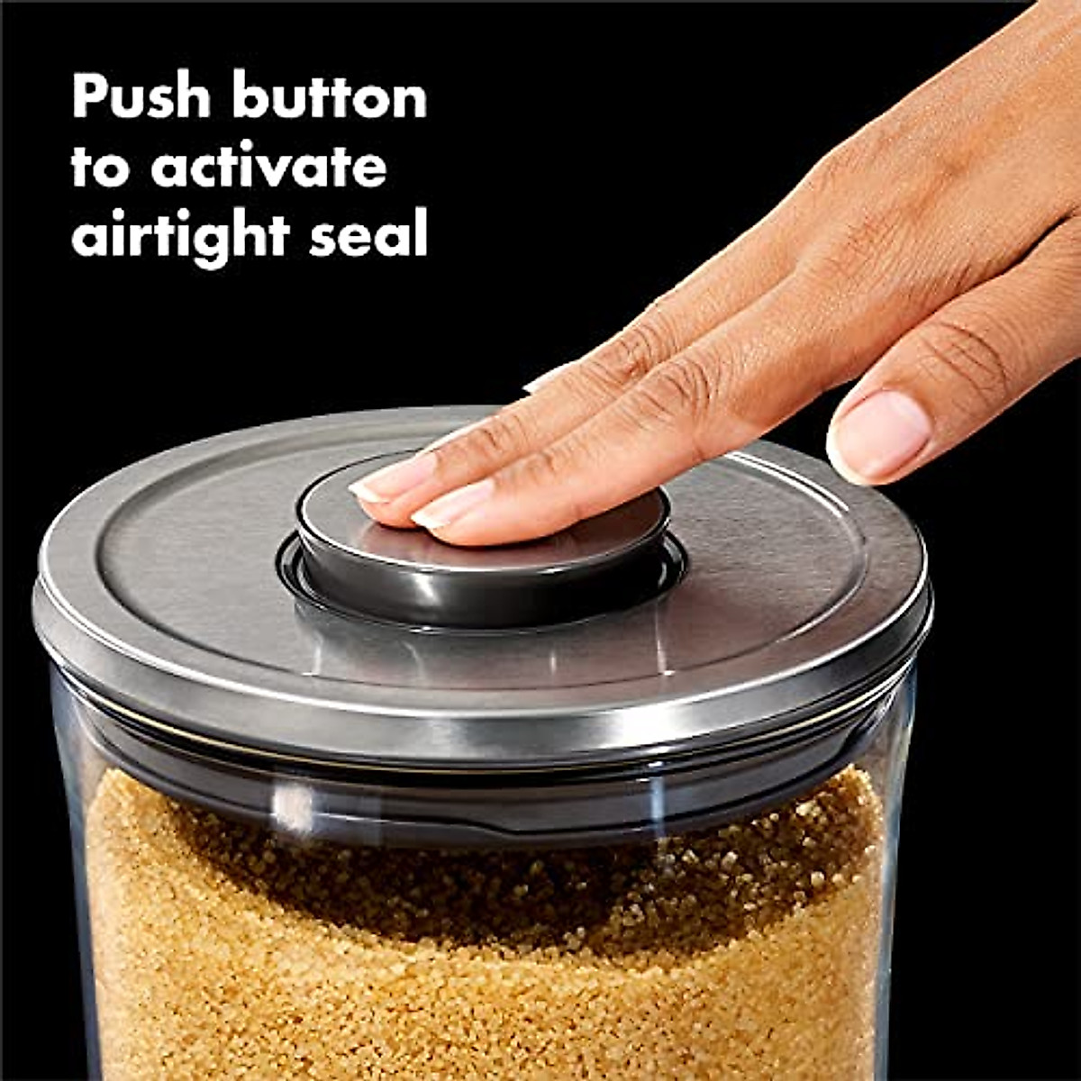 OXO 3 Piece Food Storage POP Glass Container Set - 0.6, 1.5, and 3.3 Quart