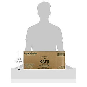 Café Valet Single Serve Individually Wrapped Coffee Packs, Decaf 100% Arabica Coffee, 84 Count