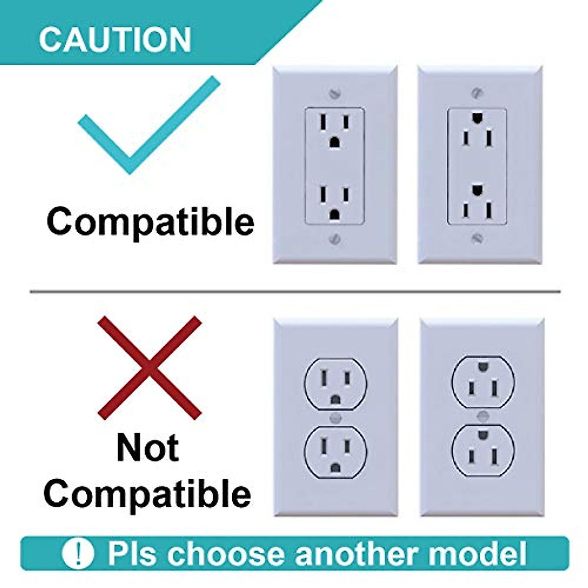 ALLICAVER Outlet Shelf, Wall Holder for Kitchen Organization,A Space Saving Solution for Google, Homepod Mini, Speakers, Phones, Electric Toothbrush (White-Decora)