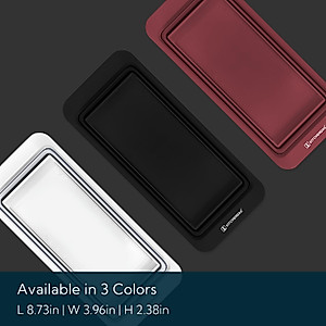 KITCHENDAO Large Airtight Butter Dish with Lid for Countertop and Fridge, Butter Keeper, Plastic Butter Holder Tray for 2 Sticks East Coast/West Coast/European Style/ Kerrygold Butter/ Cream Cheese