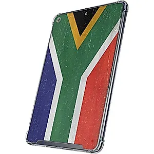 Skinit Clear Tablet Case Compatible with iPad Mini 5 (2019) Originally Designed South Africa Flag Distressed Design
