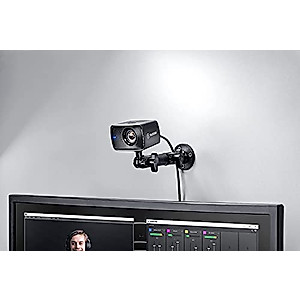 Elgato Wall Mount - Horizontal Articulated Arm with 1/4 Inch Thread for Easy Mounting and Adjusting of Lights, Cameras, and Microphones, Perfect for Streaming, Videoconferencing, Studios,Black