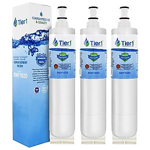 Tier1 4396508 Refrigerator Water Filter 3-pk | Replacement for Whirlpool 4396508, 4396510, 4392857, NLC240V, Kenmore 46-9010, Filter 5, EDR5RXD1, Fridge Filter