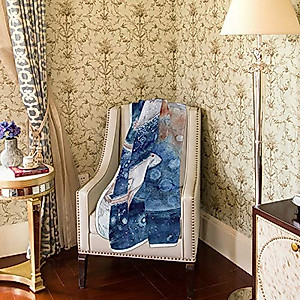 Rats are Stars Spelled Backwards Throw Blanket Soft Warm Cozy Bed Couch Lightweight Polyester Microfiber Size 50" W x 60" L for Kids Women Boy