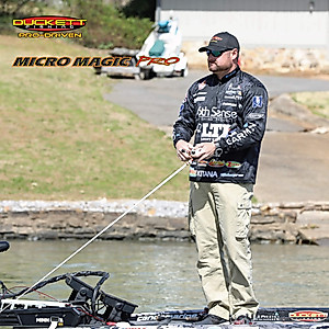 Duckett Fishing DFMP70M-S Micro Magic ProSpin Medium Action Rod with Split Grip, 7', Spinning