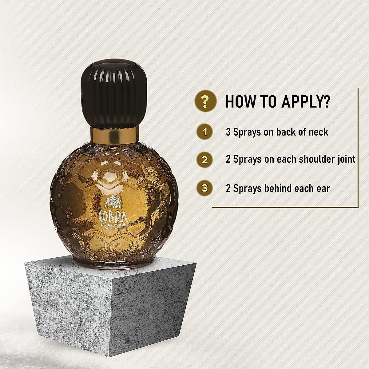 HERBAL MART COBRA Body Perfume For Men | Unisex Perfume with Aromale Essense Long Lasting Fragrance | EAU DE PERFUM 60 Ml (pack Of 3)