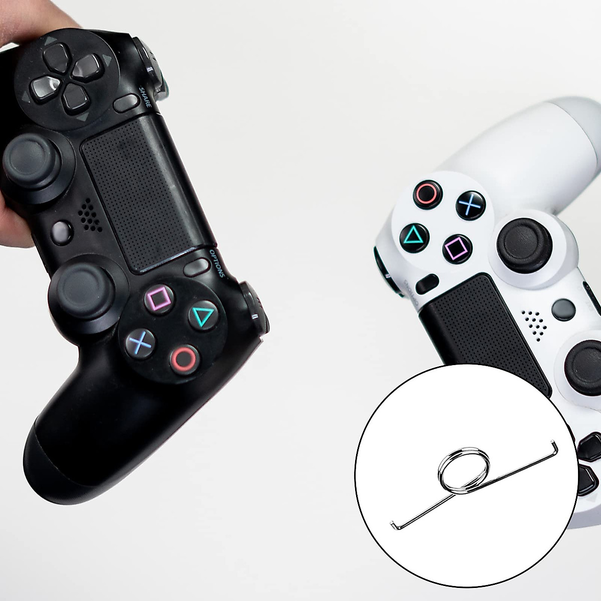 LUTER 35 Pcs L2 R2 Trigger Button Springs, Metal Spring for PS5 Controller Key Springs Replacement Kit for PlayStation 5 PS5 Controller