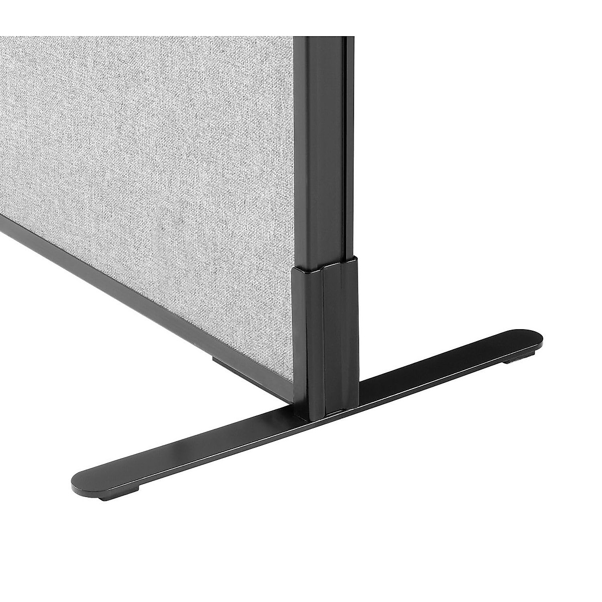 Global Industrial 60-1/4"W x 42" H Freestanding Office Partition Panel, Gray