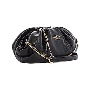 GUESS womens Lost Heaven Crossbody Clutch, Black, One size US