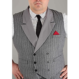 Men's Plus Size Ruthless Gangster Costume 3X