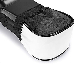 (2 Pcs) Fotasy Soft Universal Cloth Flash Bounce Diffuser Cap for Flashgun Speedlite, Universial Flash Diffuser, Compatible with Canon Nikon Sony Metz Nissin Olympus Pentax Sigma Sunpak Flashes