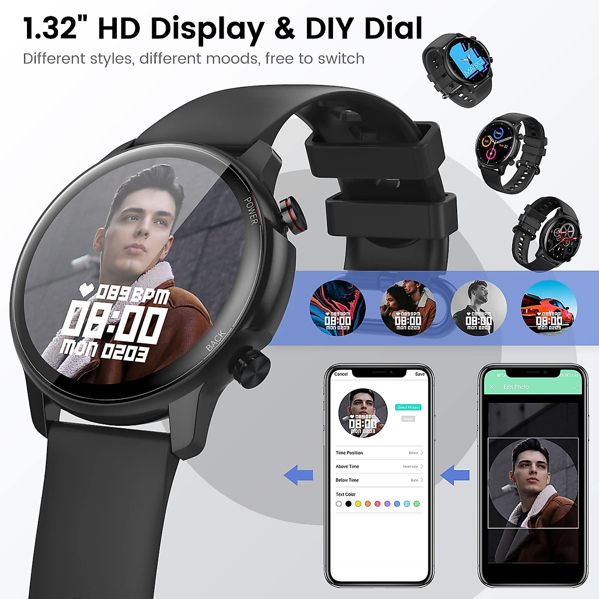 KOSPET Smart Watch Magic 4+Tank M1-Black