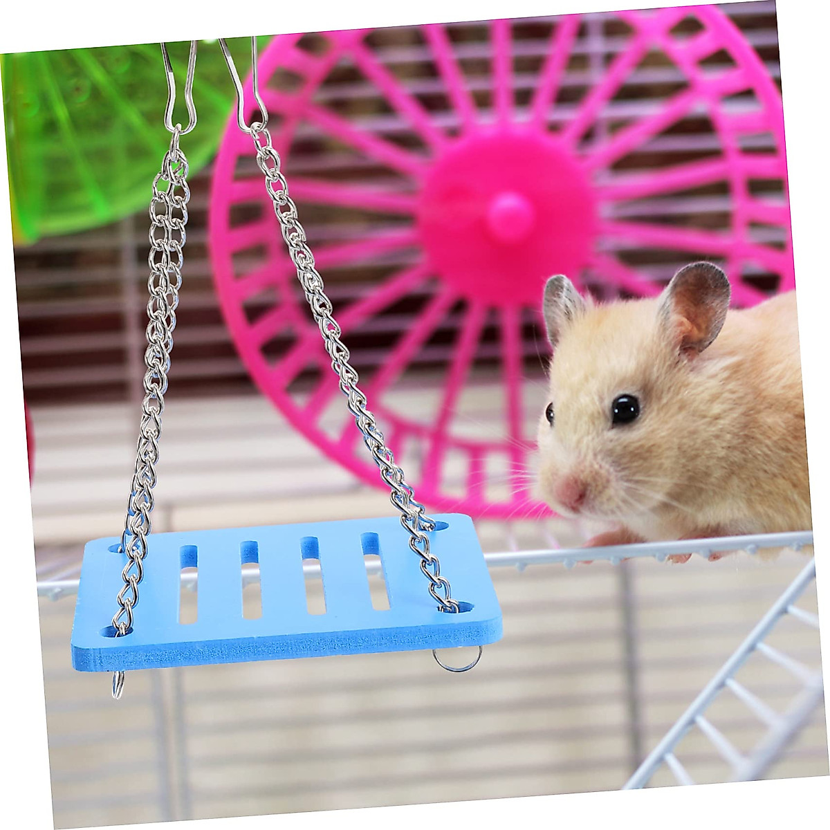 6 Pcs Hamster Seesaw Small Pets Seesaw Small Pets Rainbow Bridge Small Pets Play Toy Hamster Rainbow Bridge Pet Rainbow Bridge Hamster Swing Climb Toy Hamster Wood Toy