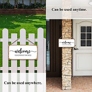 Welcome Please Remove Your Shoes Sign, No Shoes Sign for House, Shoes Off Sign, Wood Hanging Sign, Wood Home Decor Sign Wall Plaque, Artwork Gift for Front Door Hallway Wall Entryway Porch -29