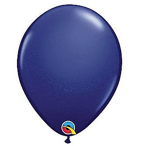 Qualatex 57125 5 Inch Latex Balloons - Navy Blue (100 Pack)