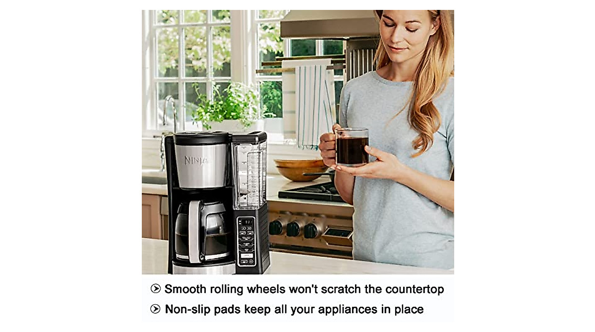 Heavy Appliance Sliding Tray - Easy Roll Kitchen Caddy